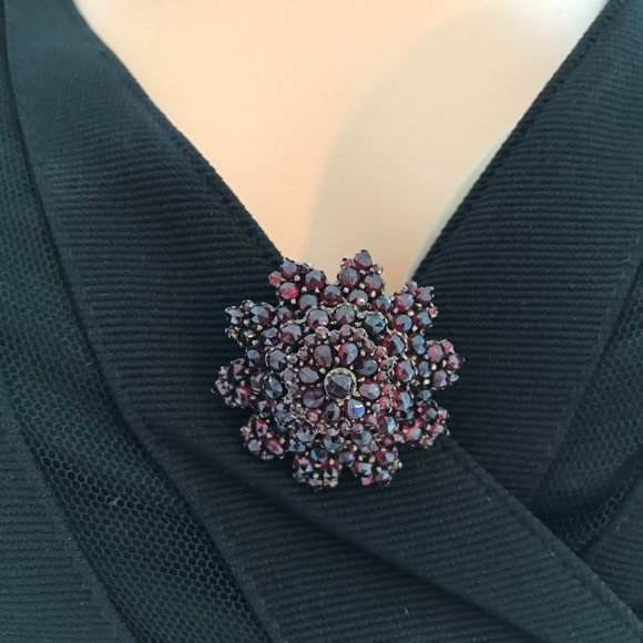Jewelry | Vintage Garnet Brooch | Poshmark